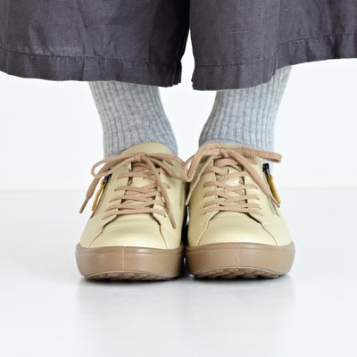 アキレス・ソルボ C 429 パールサンド｜牛革3E ファスナー付きシューズ